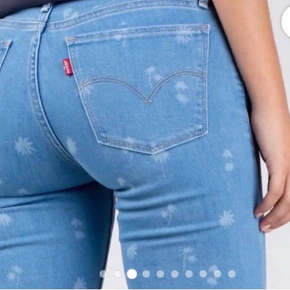 Levi's | Jeans | Levis 7 Palm Tree Skinny Jeans | Poshmark